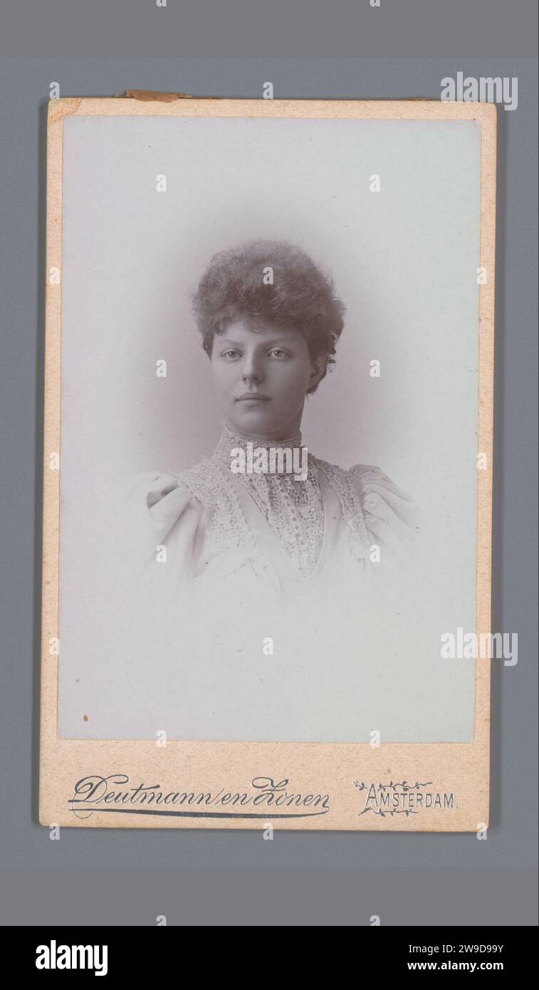 Portrait of Charlotte Dentz van Schaik Marloff, Deutmann & Zonen, 1880 ...