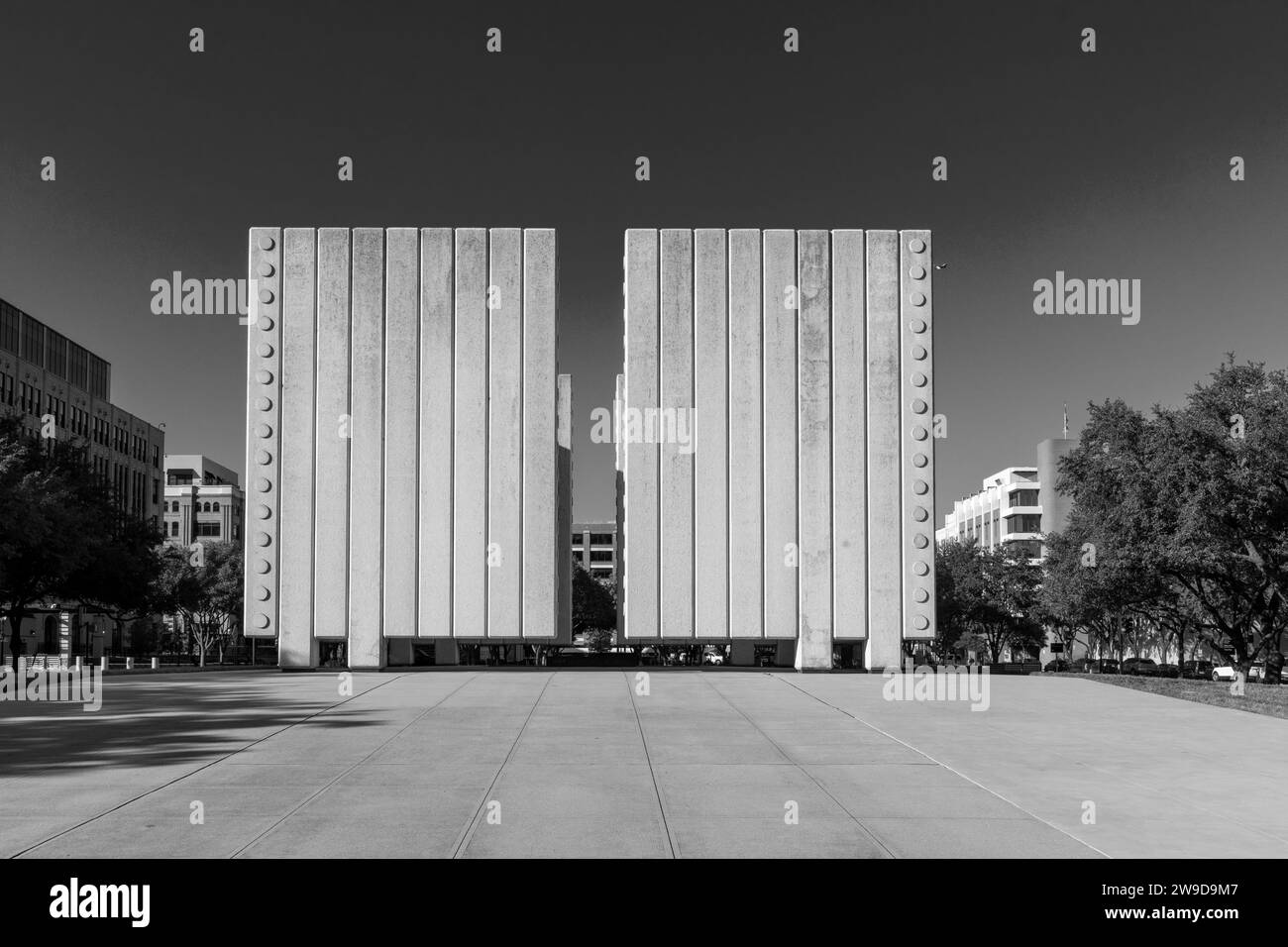 Dallas, USA - November 6, 2023: View of JFK memorial in Dallas marking ...