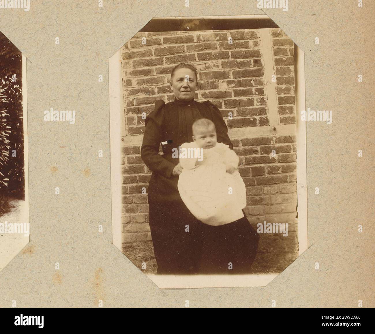 Portrait of an old woman with baby, Anonymous, 1897 - 1900 photograph ...