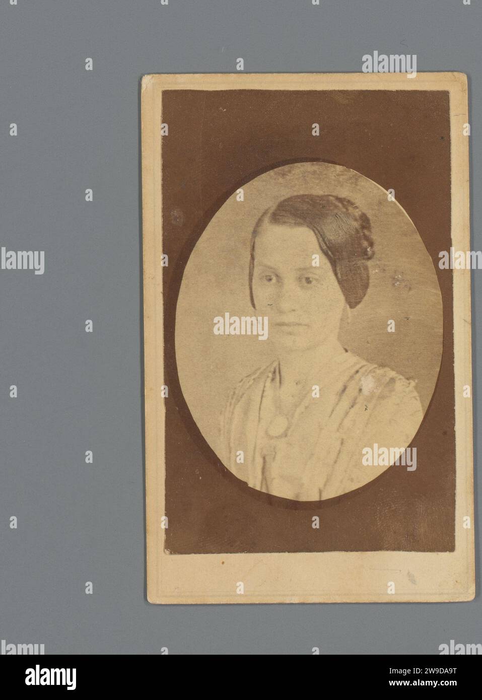 Portrait of an unknown young woman, Knight & Fox, 1871 Photograph ...