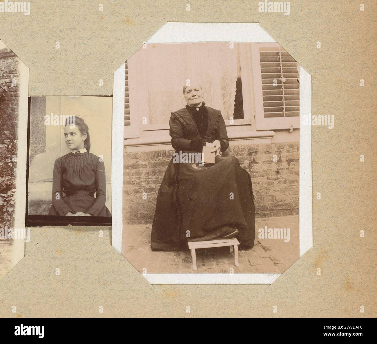 Portrait of an old woman, Anonymous, 1897 - 1900 photograph This photo ...