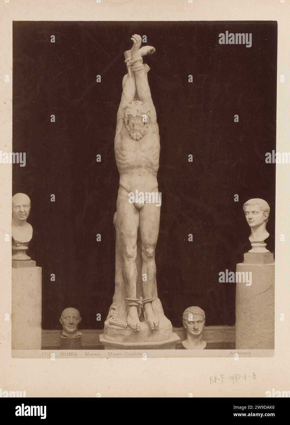 Marsyas sculpture in the Capitoline museums in Rome, James Anderson ...