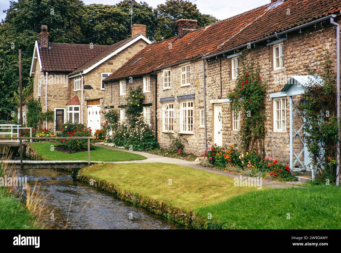 Attractive historic cottages, Thornton le Dale, north Yorkshire ...