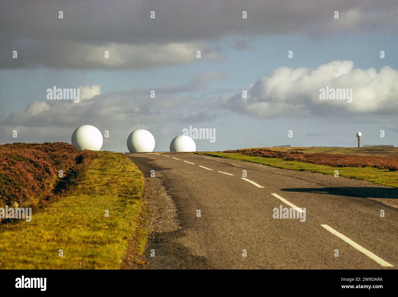 The 'Golf Balls' of RAF Fylingdales 1963-1992, north Yorkshire, England ...