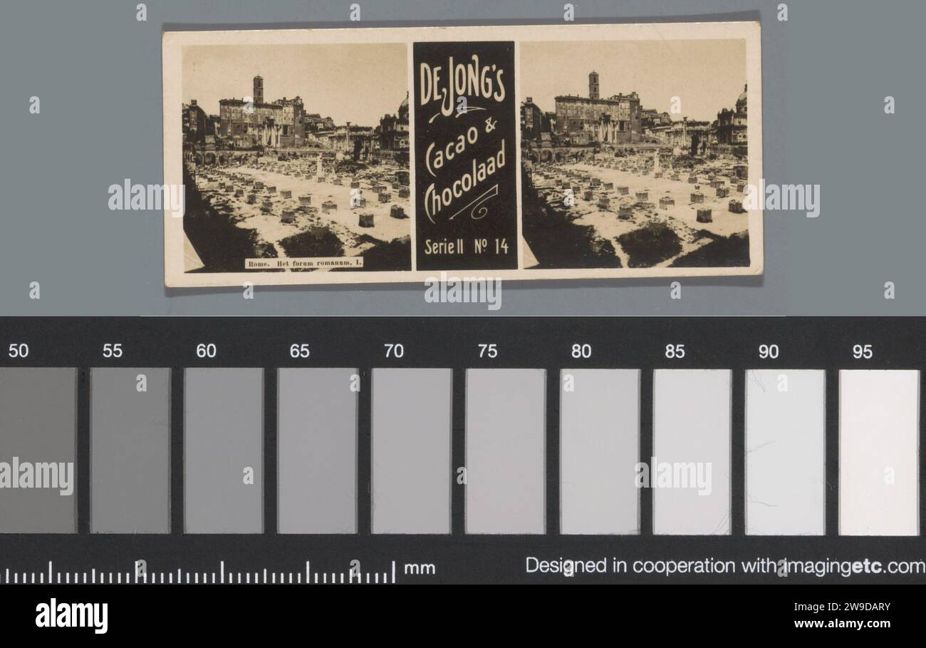 View of the Romanum forum in Rome, Anonymous, c. 1900 - c. 1910 ...