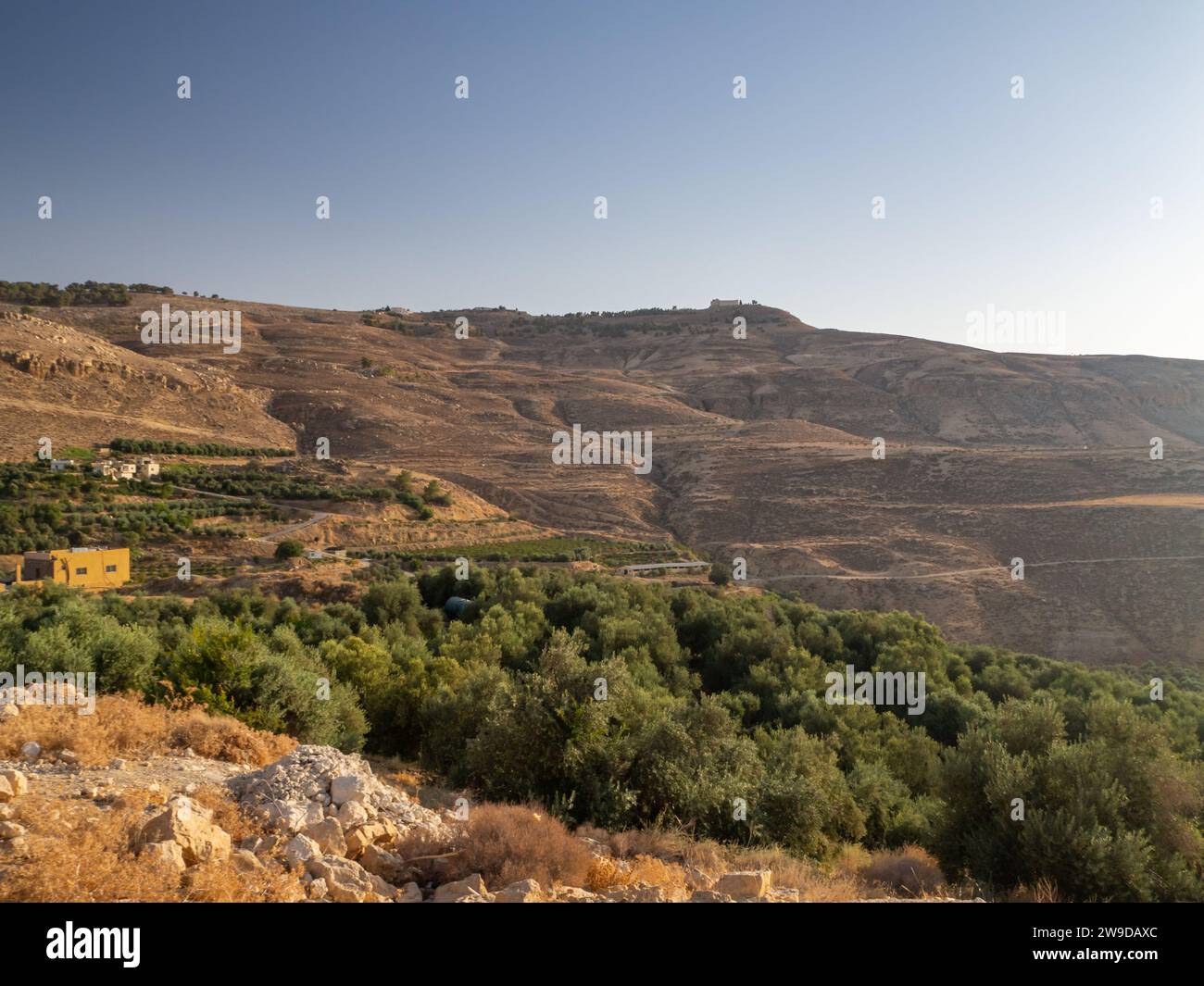 Mount Nebo church, place where Moses was granted a view of the Promised ...