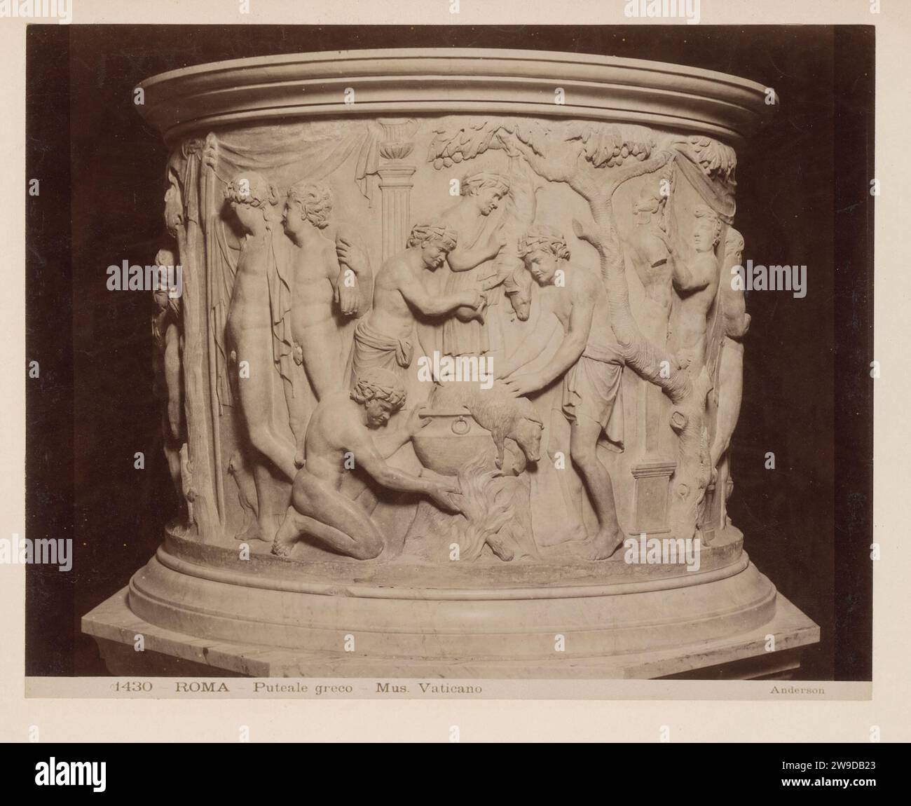 Relief of a bacchanal, Vatican, James Anderson, After Anonymous, c ...