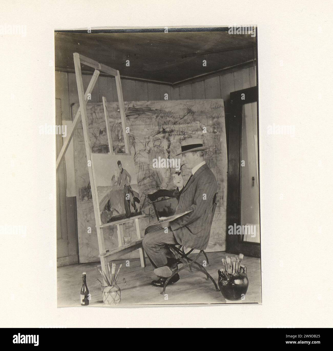 Man in one's Schiloster's settlement, G. Hiddy (Attributed To), c. 1900 ...