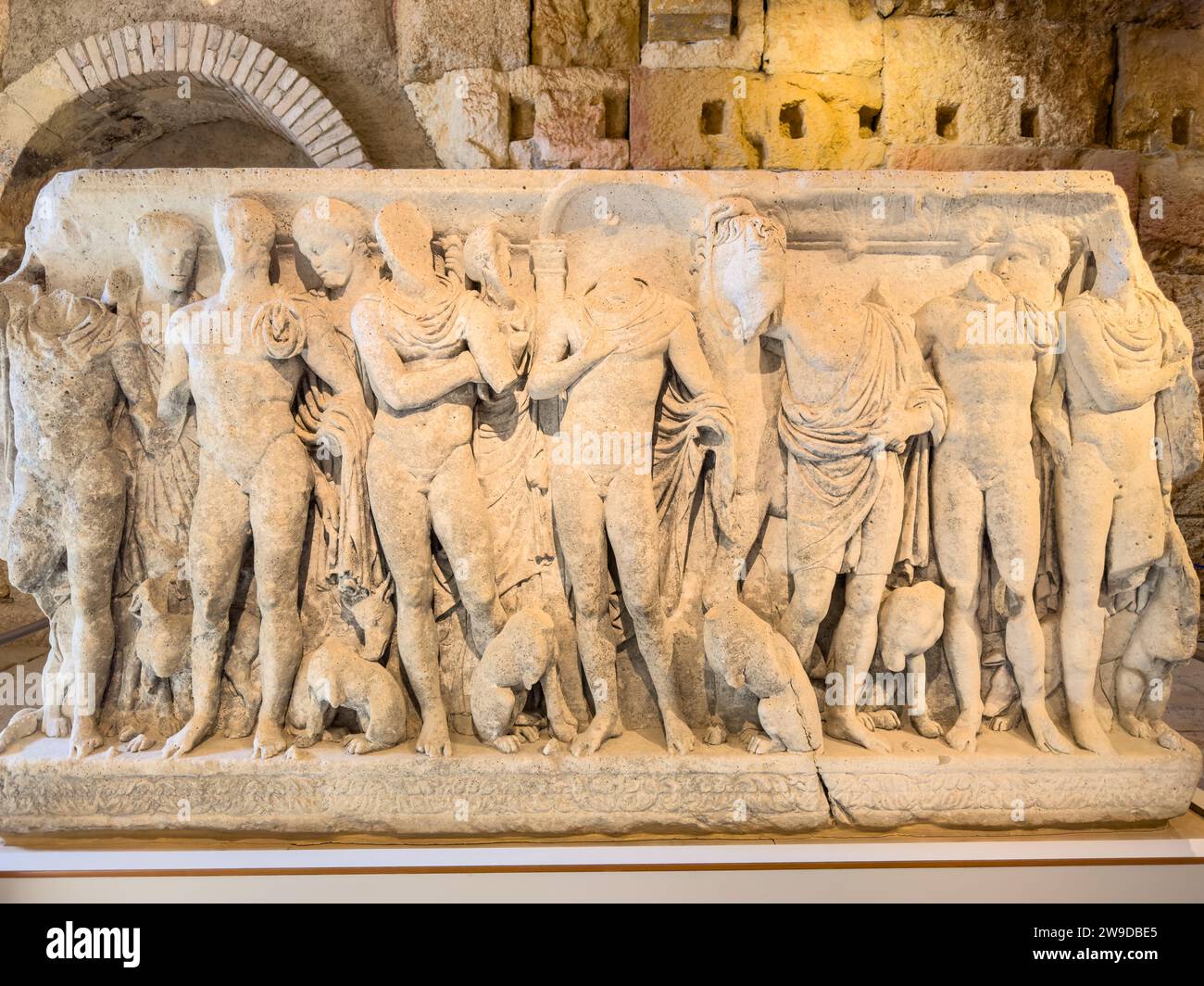 Tarragona, Spain - April 8, 2023 : View of the sarcophagus of ...