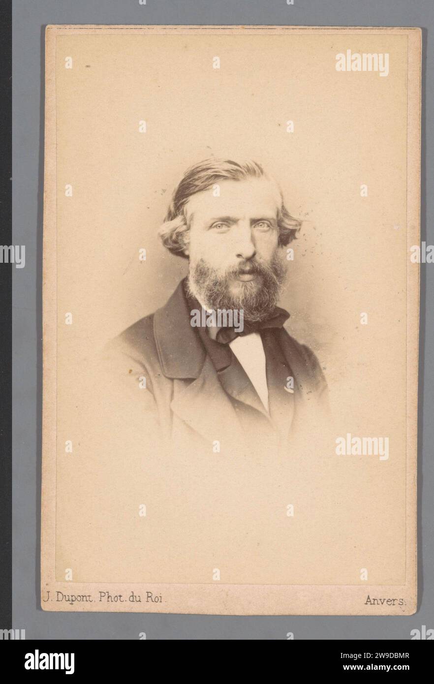Portrait of the painter Joseph Laurent Dyckmans, Joseph Dupont, 1866 ...
