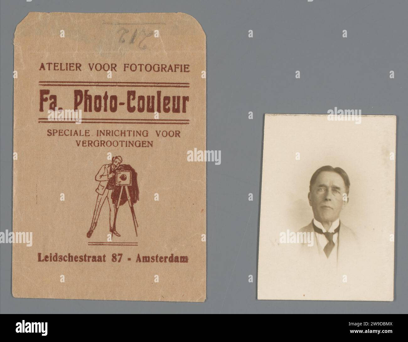 Portrait of Willem Jonker, Anonymous, 1926 photograph Amsterdam ...