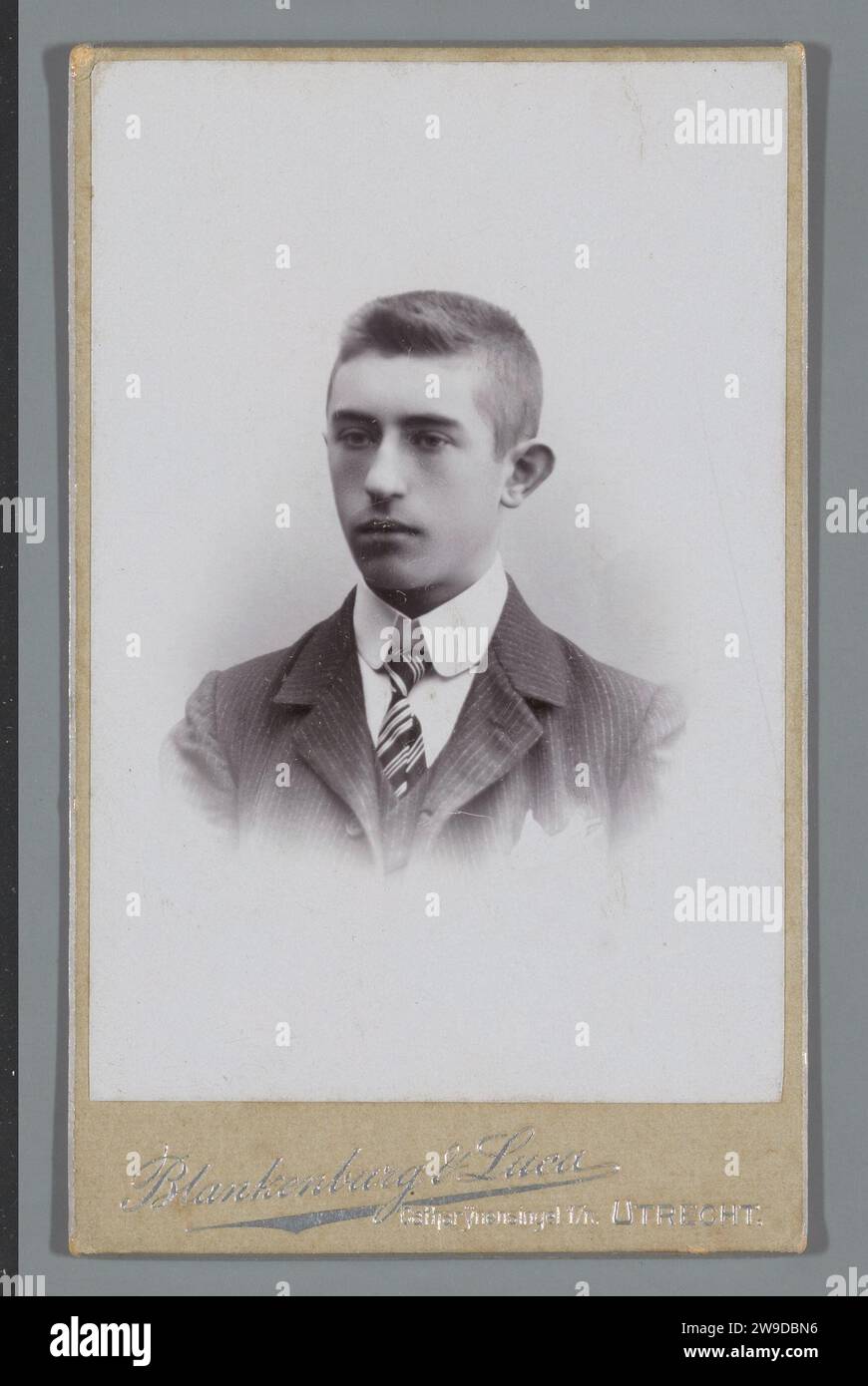 Portrait of G.N.P. van Eijk as young man, Blankenburg & Luca, 1900 ...