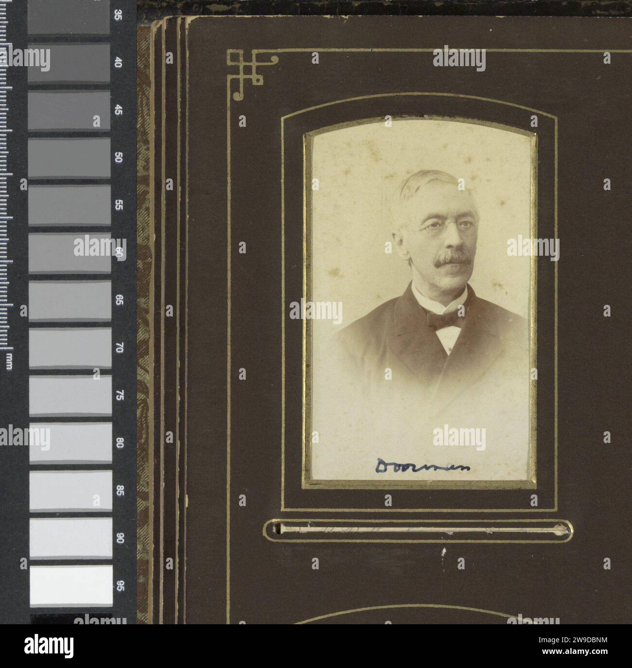 Portrait of Mr. Doorman, c. 1873 - c. 1886 Photograph. visit card Part ...
