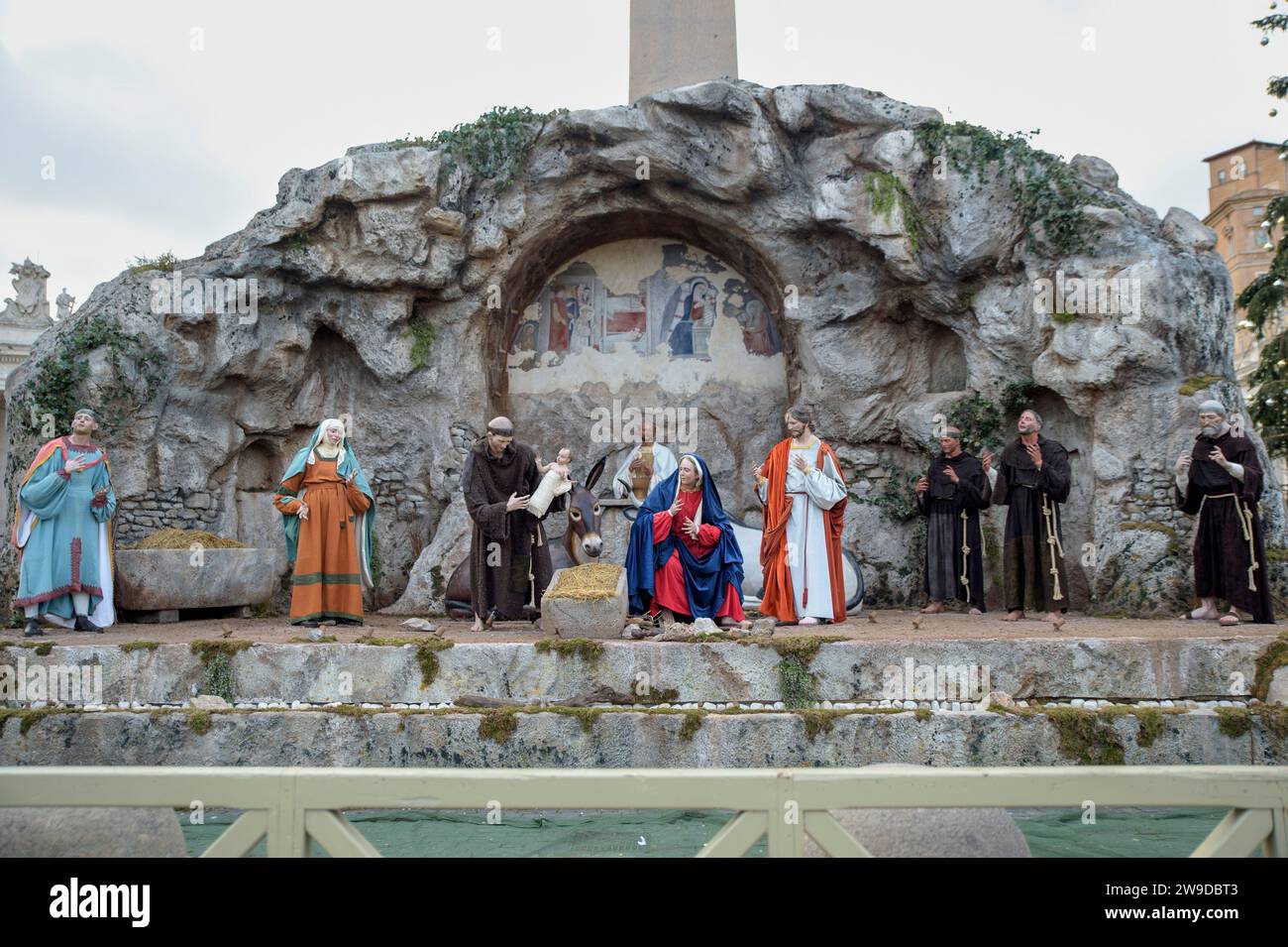 Vatican City, Vatican City State. 25th Dec, 2023. The nativity scene ...
