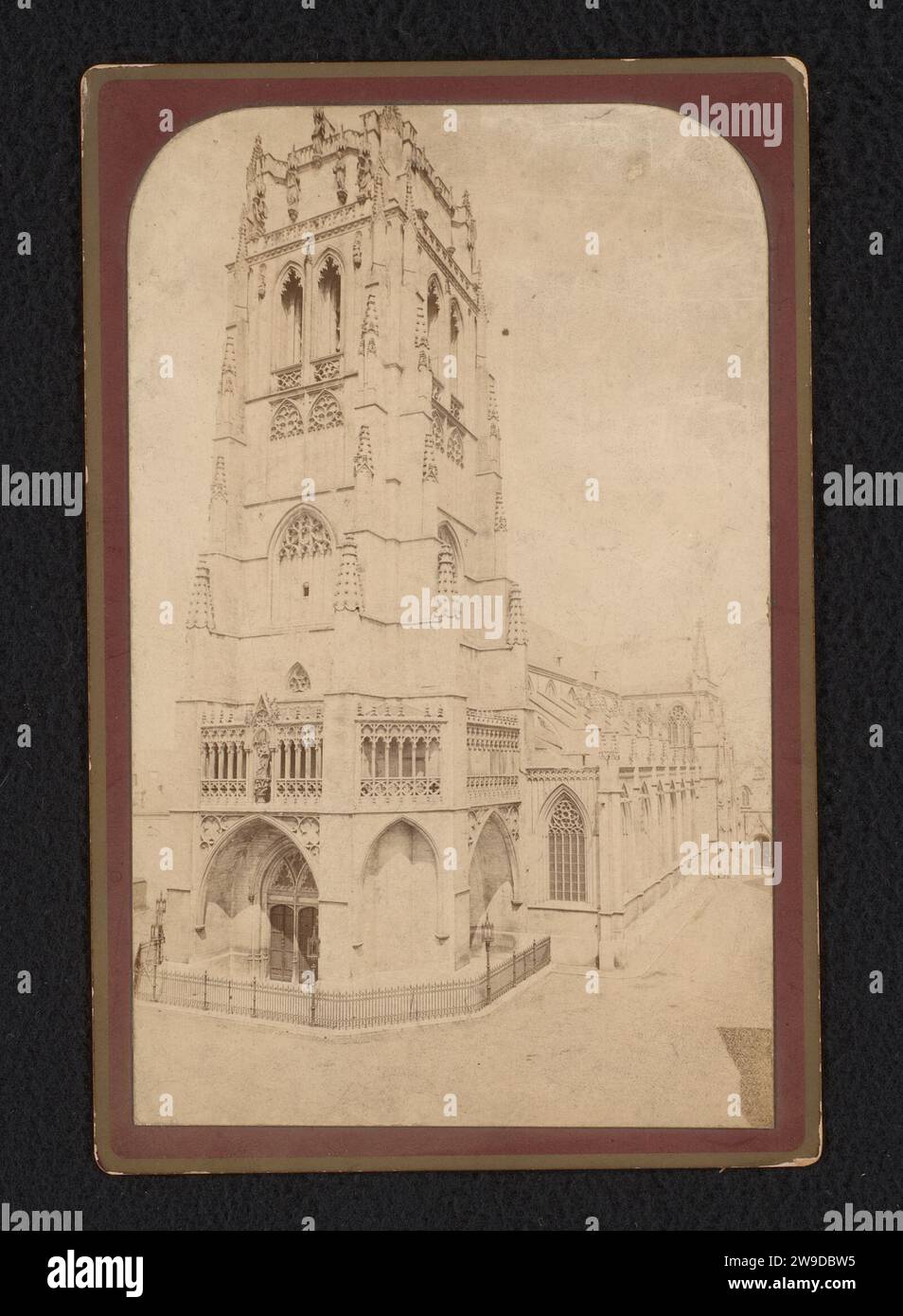 Exterior of a Gothic Church, Anonymous, 1880 - 1900 cabinet photograph ...