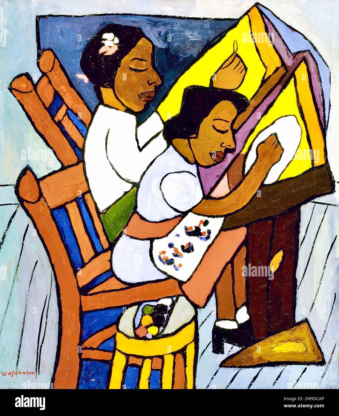 William Johnson - Art Class Stock Photo - Alamy