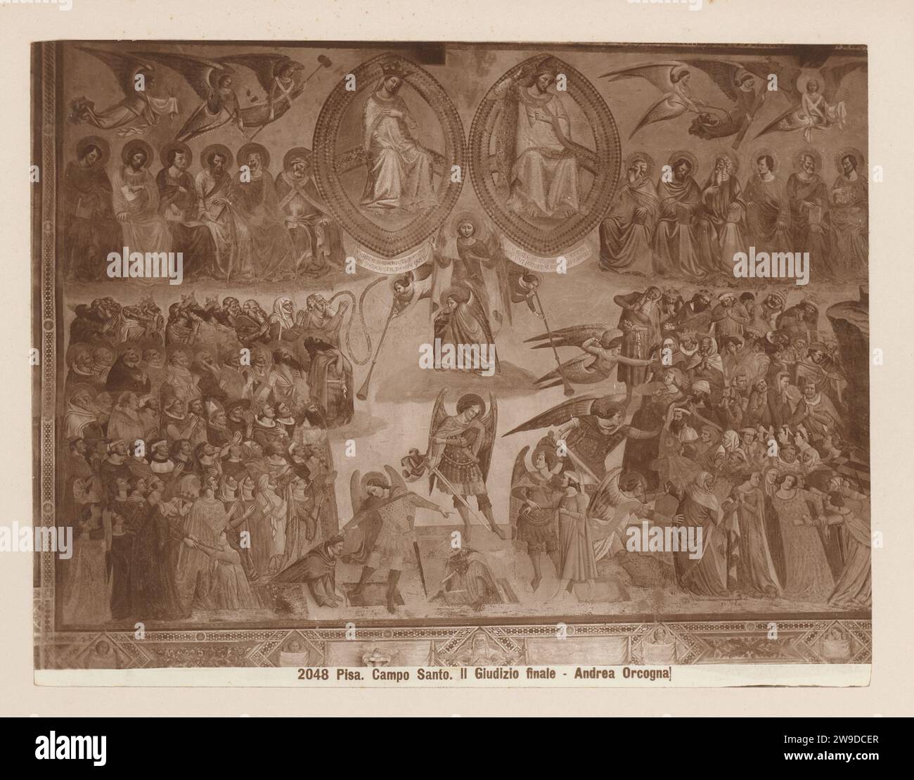 Photo production of the fresco The Last Judgment to Andrea di Cione ...