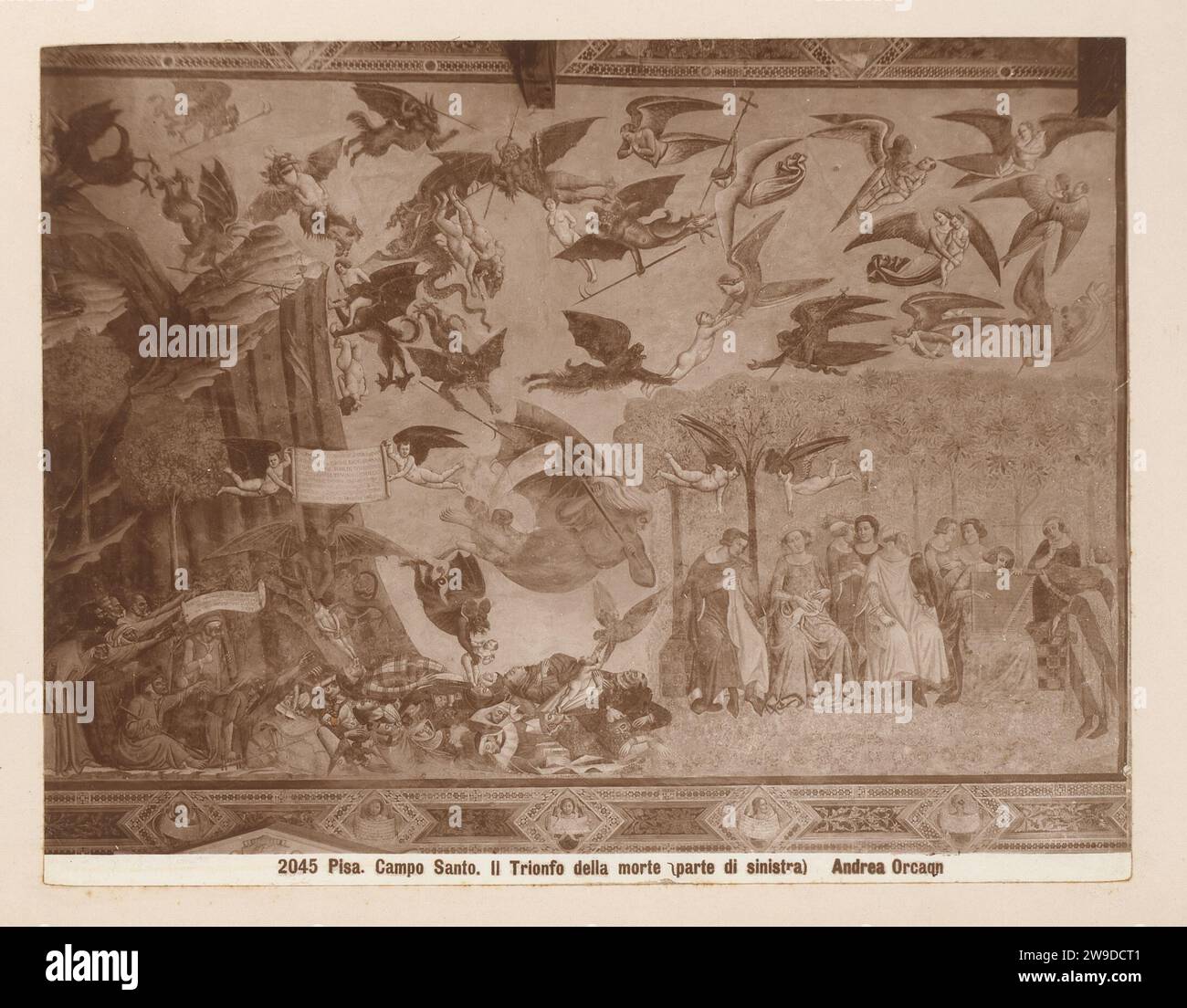 Photo production of the fresco de triumph of the dead to Andrea di ...