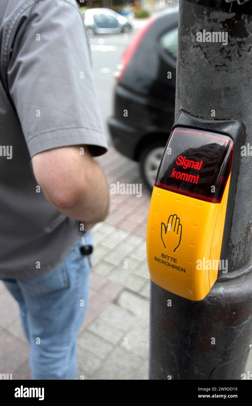 Fußgängerampel , Deutschland, BLF *** Pedestrian traffic light ...