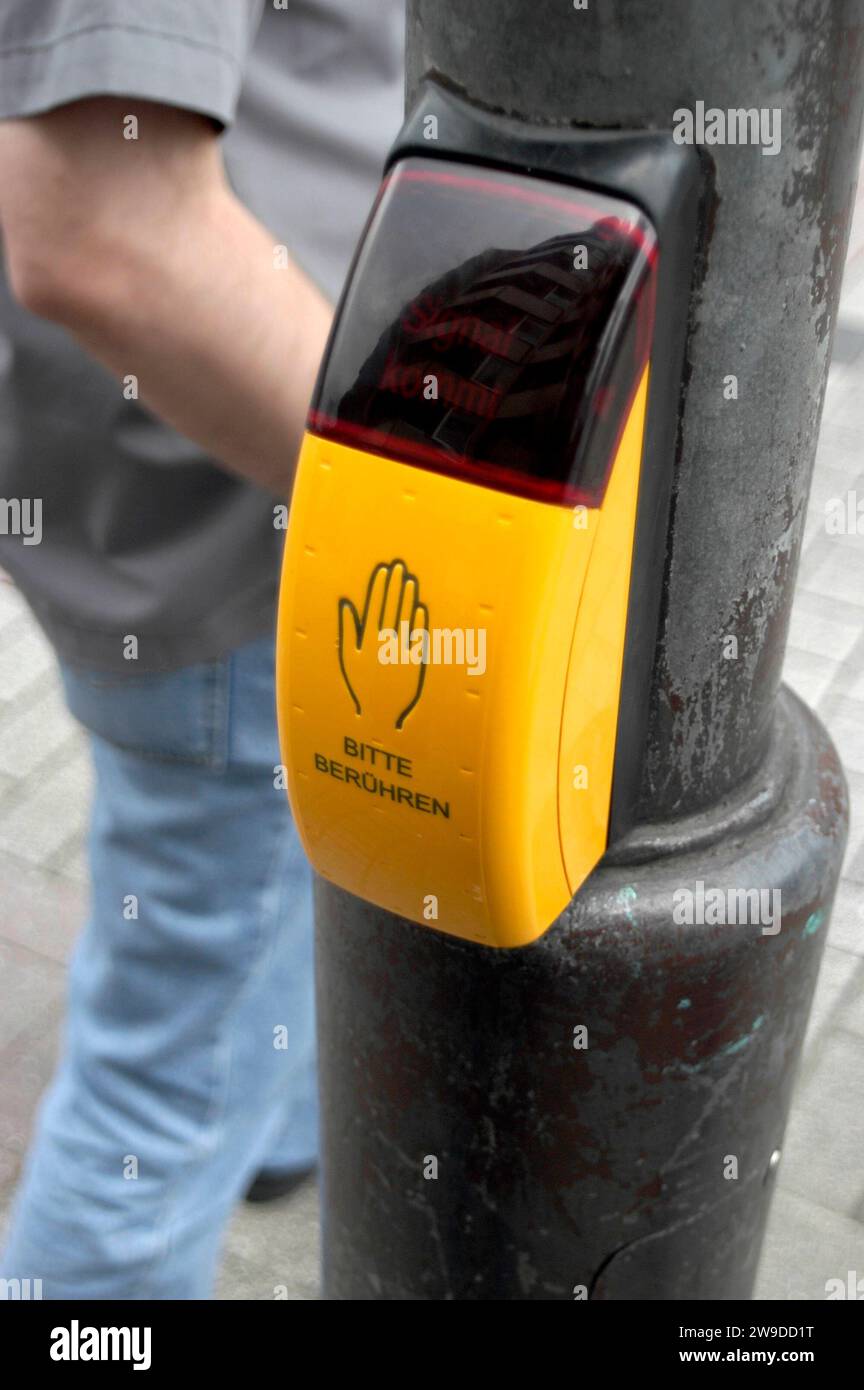 Fußgängerampel , Deutschland, BLF *** Pedestrian traffic light ...