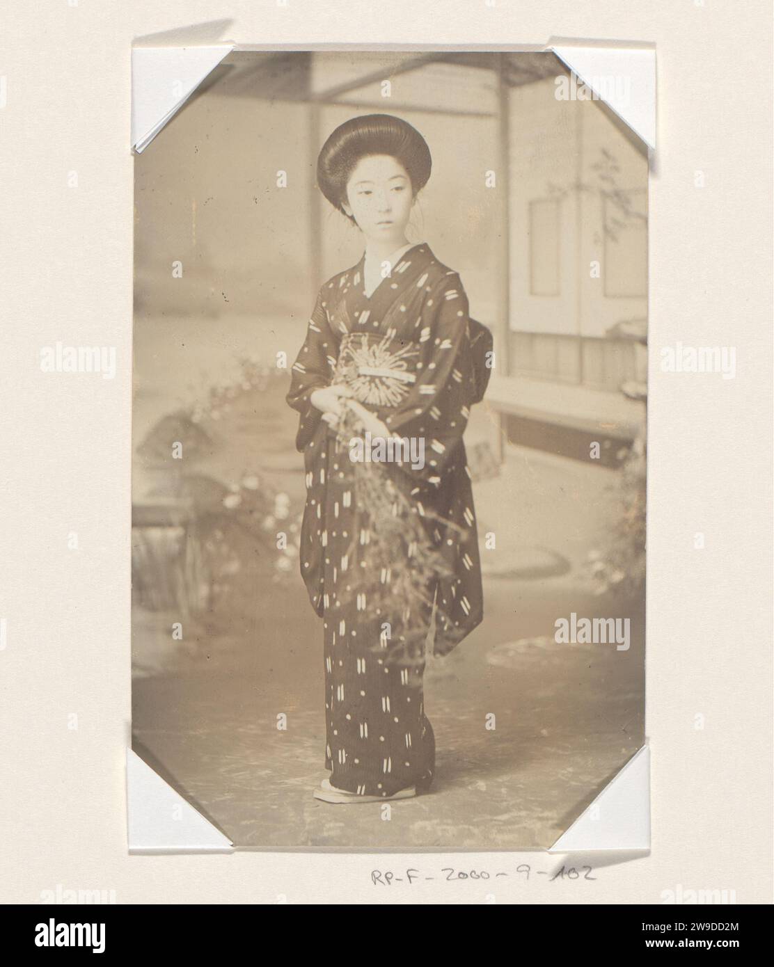 Woman in Kimono, Japan, 1900 - 1949 photograph Japan paper ...