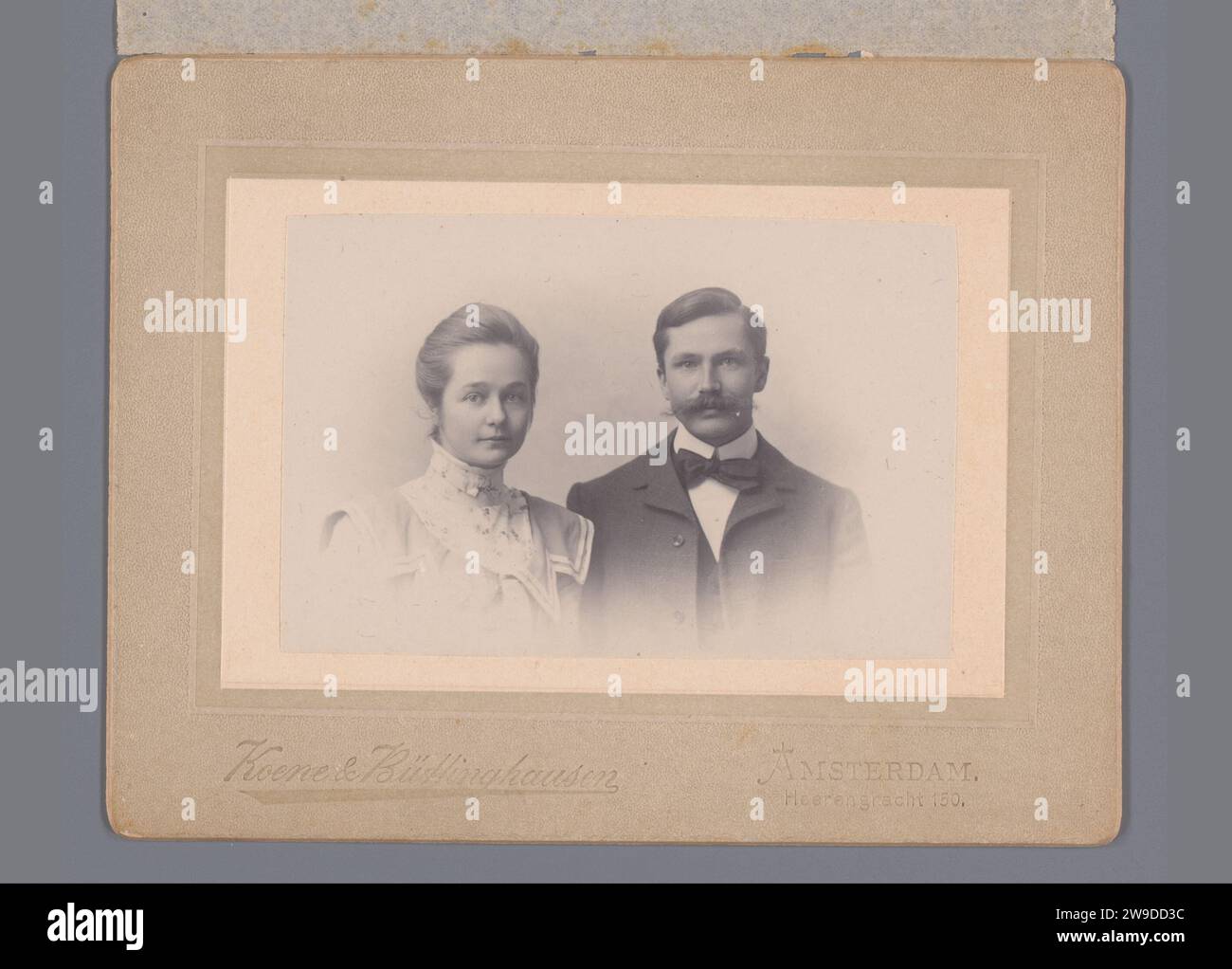 Portrait of Jennigje Hendrika Jacoba Jonker and Johannes Diderik van ...