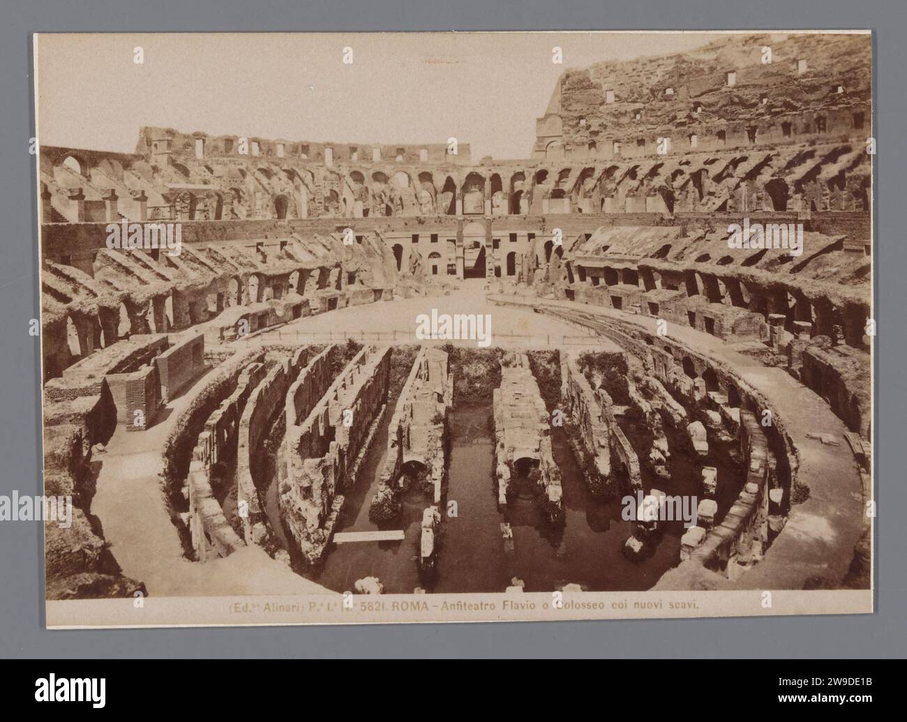 Face in the Colosseum in Rome, 1852 - 1900 photograph Romepublisher ...