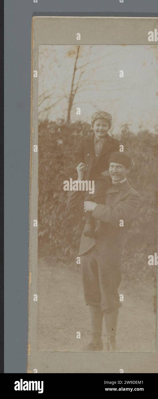 Portrait of Johannes Diderik van der Waals and his son, Cornelia ...