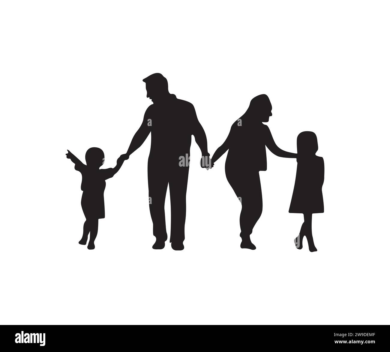 Family Vector, Family Svg Bundle, People Vector, Family Silhouette ...