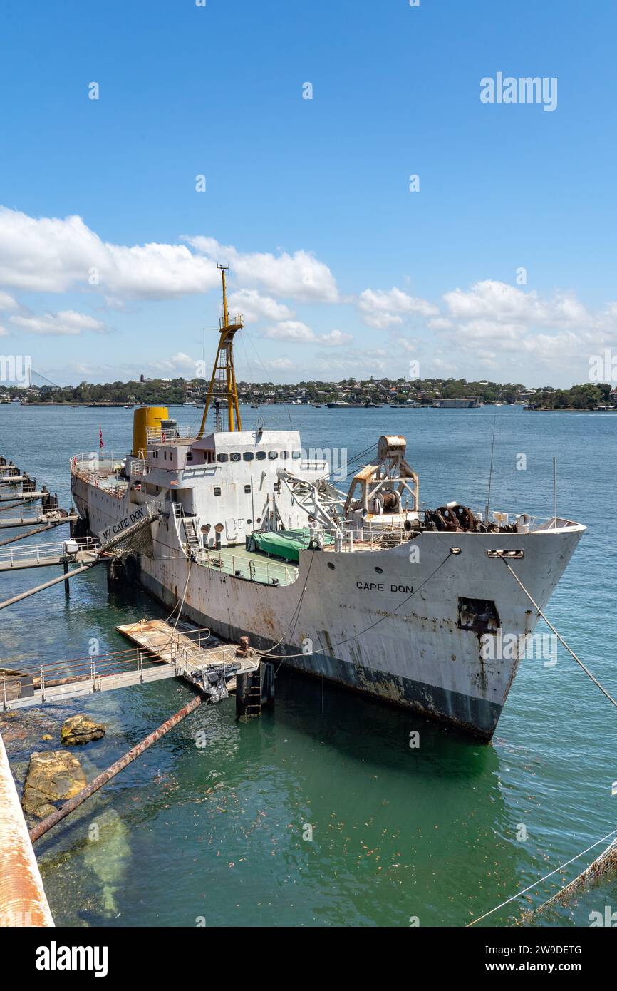 MV Cape Don at The Coal Loader, New South Wales, Australia Stock Photo ...