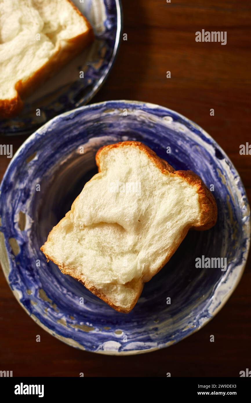fresh bake breads whole wheat sliced close up. cut toast white bread ...