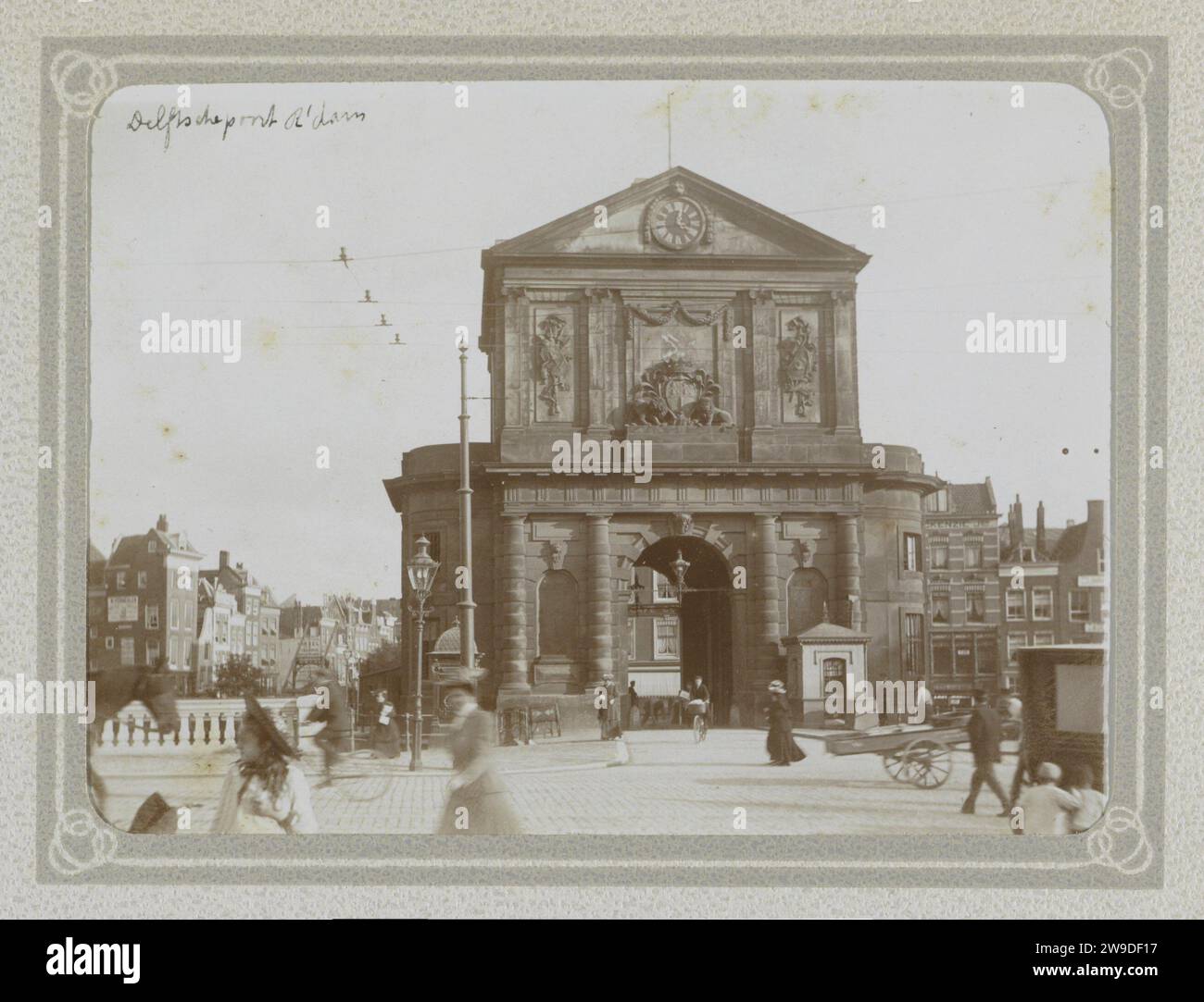 View of the Delftsche Poort in Rotterdam, Folkert Idzes de Jong, c ...