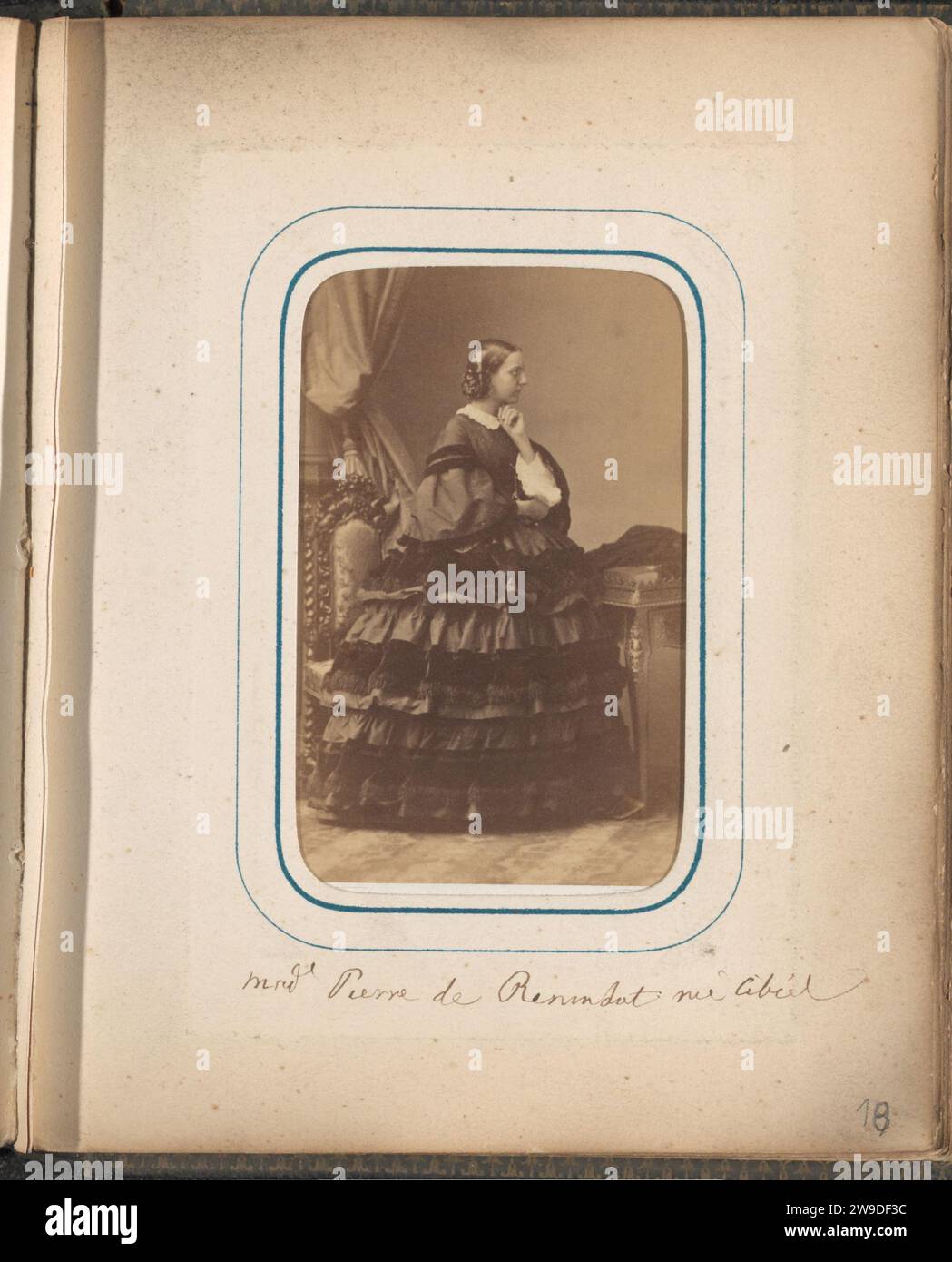 Vintage photo of french women in traditional dress hi-res stock ...