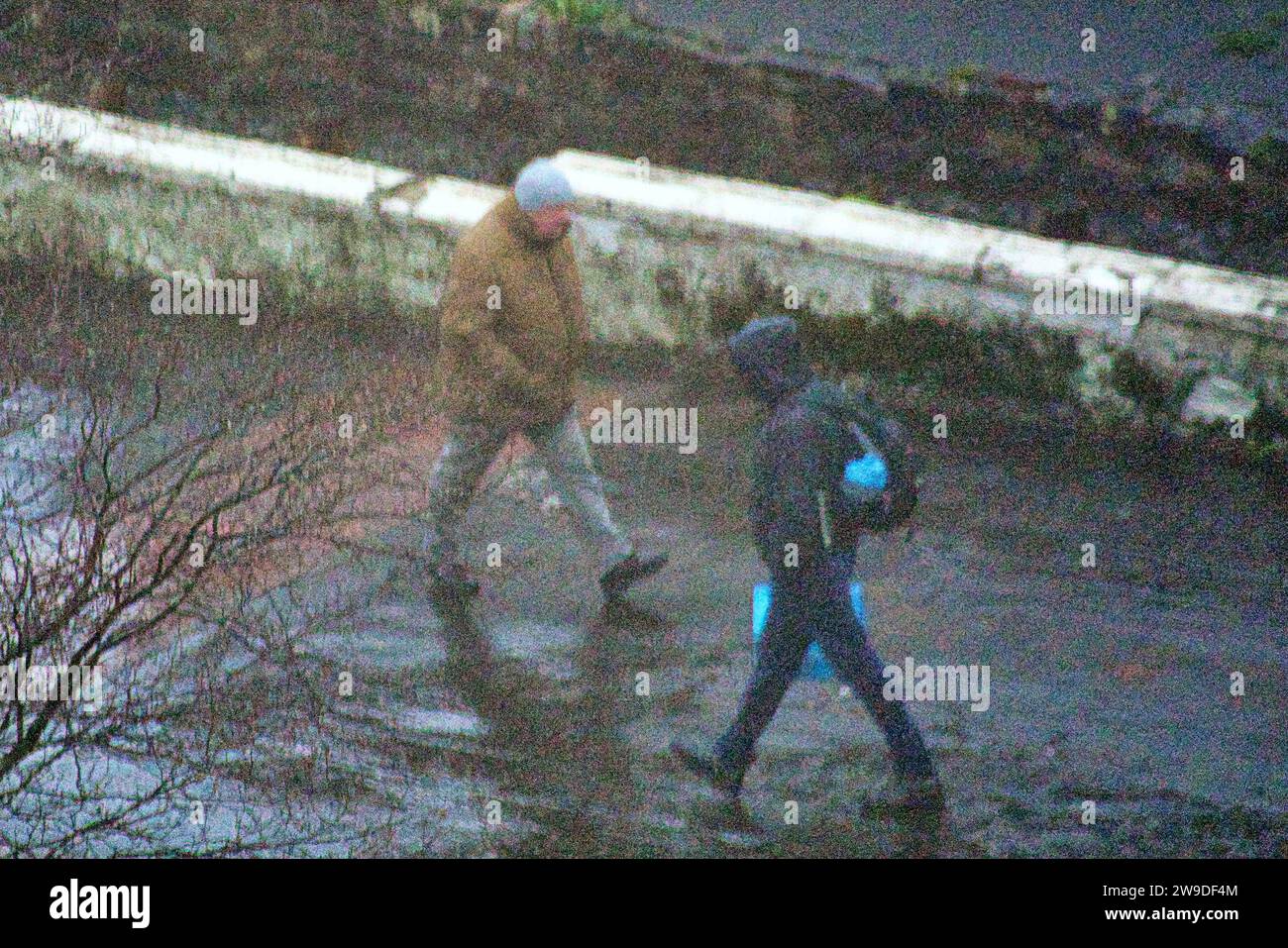 Glasgow, Scotland, UK. 27th December, 2023. UK Weather: Storm Gerrit ...