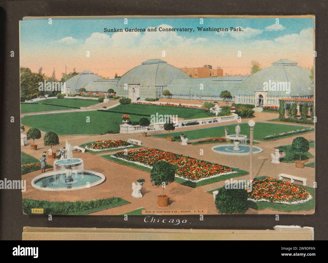 Sunken Gardens and Conservatory, Washington Park, anonymous, c. 1928 ...