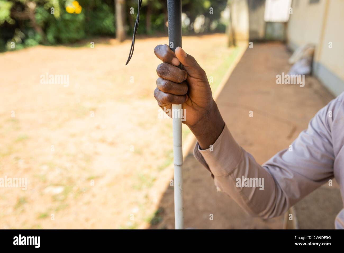 White cane hi-res stock photography and images - Alamy