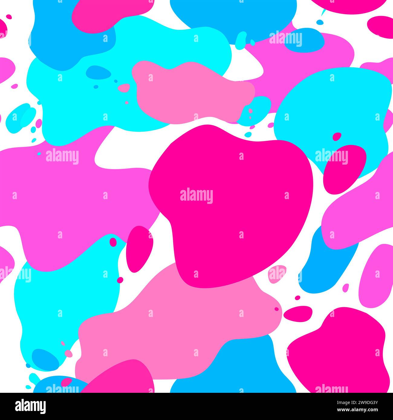 Seamless pattern of abstract neon spot. Background on white background ...