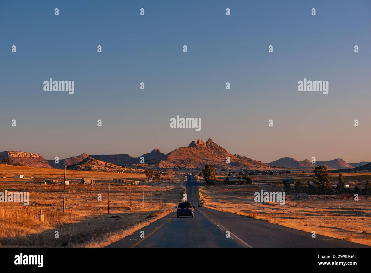 The road from Maseru to Quthing in Lesotho Stock Photo - Alamy