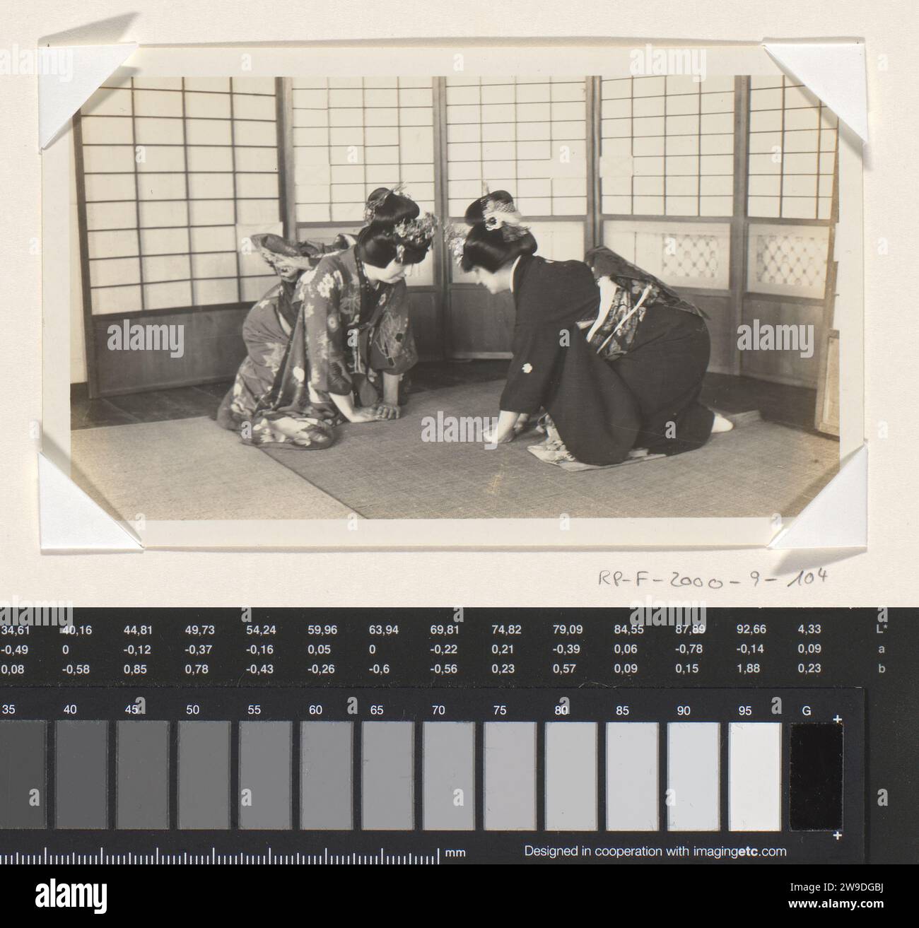 Two women in Kimono, seen on the back, Japan, 1900 - 1949 photograph ...