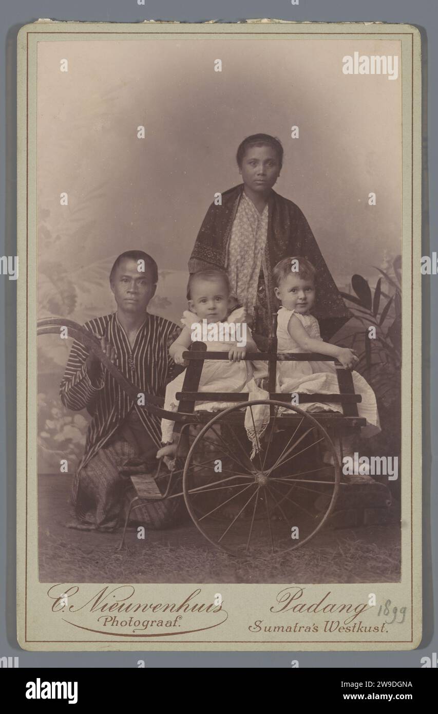 Portrait of two children, presumably the children of A. F. Marmelstein ...