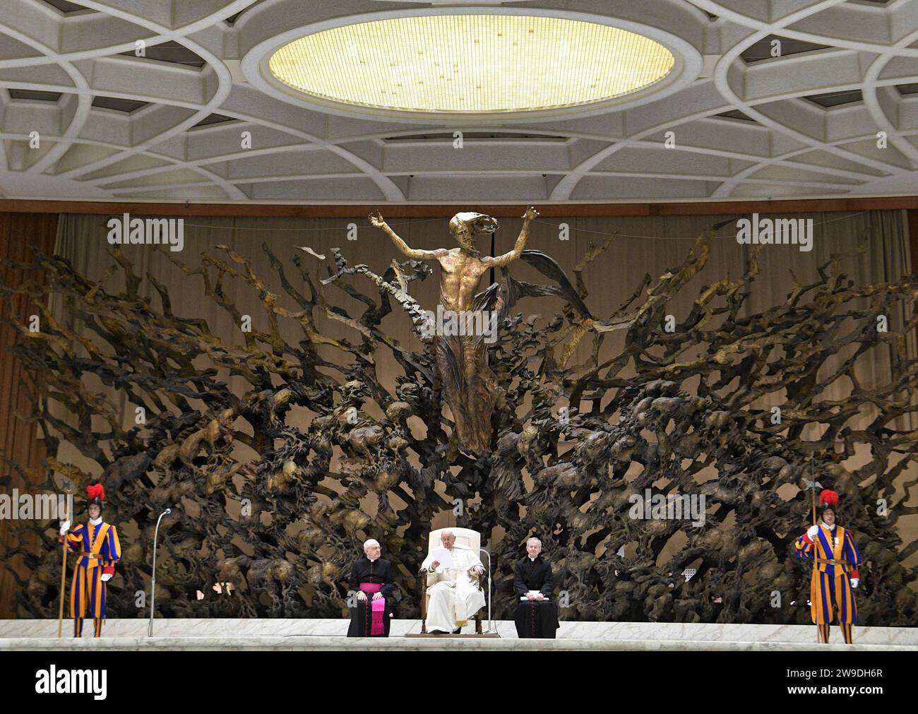 Pope Francis leads the weekly general audience at the Paul VI Hall in ...