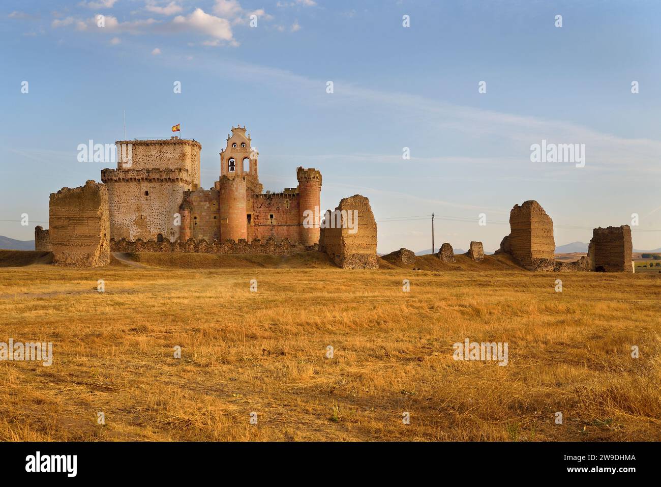 The castle of Turegano in the province of Segovia Stock Photo - Alamy