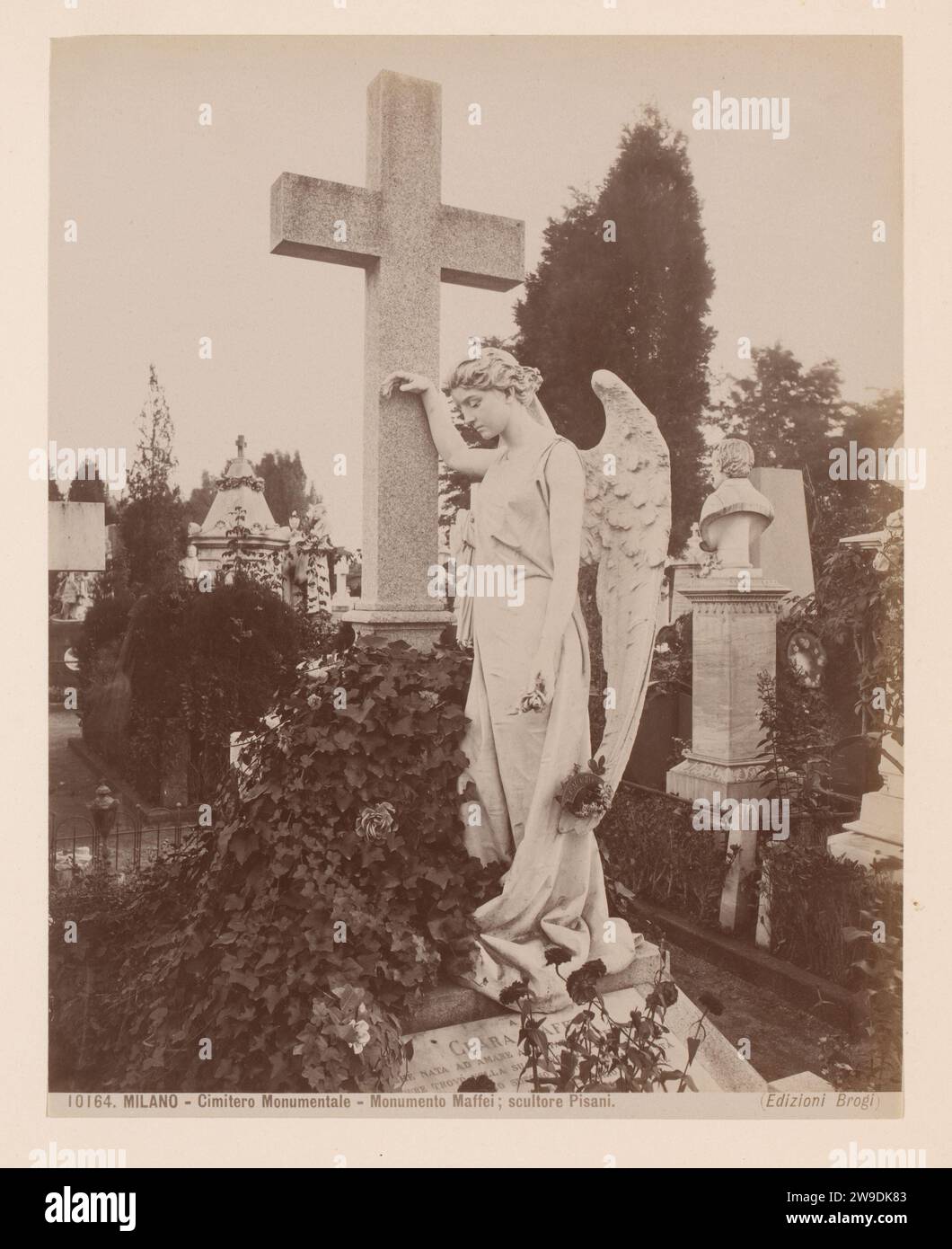 Maffei monument, monumental cemetery, Milaan, Italië, c. 1860 - c. 1890 ...