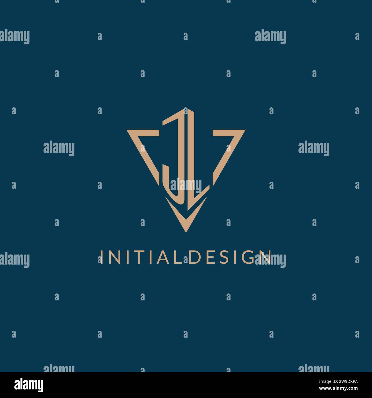 Jl initials logo Stock Vector Images - Alamy