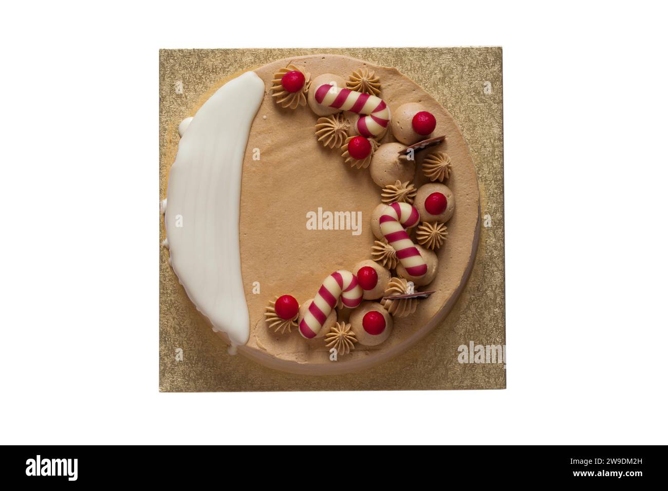Hand finished christmas caramel cake hi-res stock photography and ...