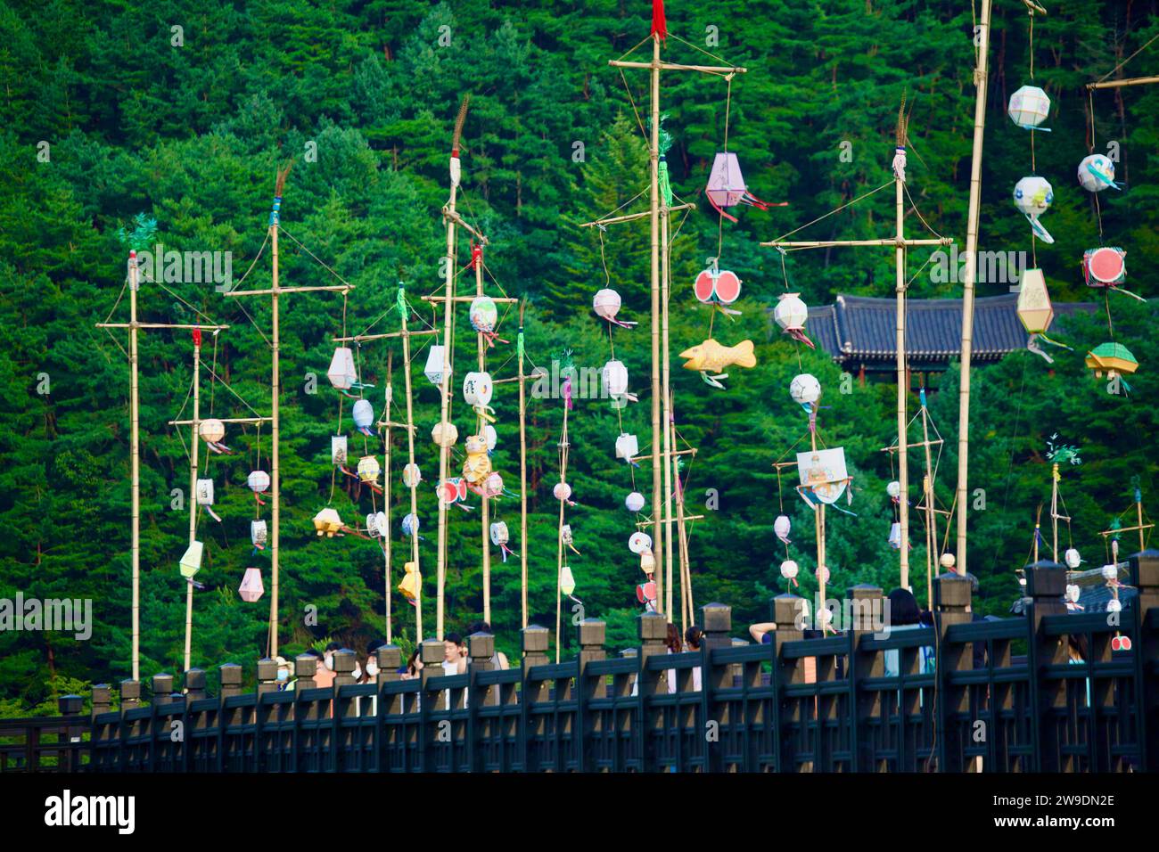 Andong City, South Korea - August 12th, 2023: A detailed close-up of a ...