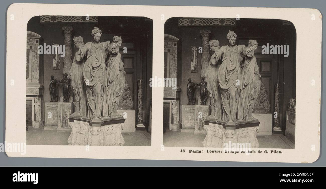 Sculpture group of Germain Pilon in the Musée du Louvre in Paris ...