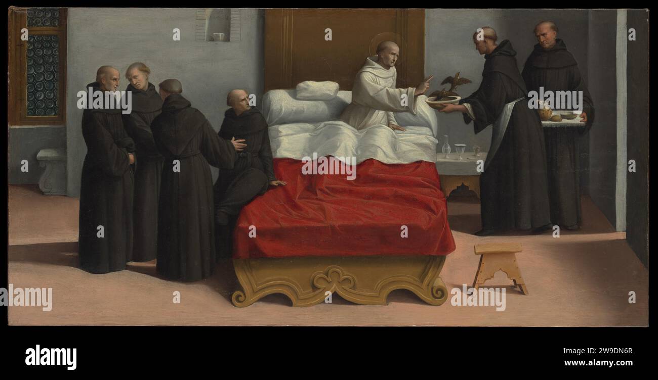 Saint Nicholas of Tolentino Reviving the Birds 1917 by Garofalo ...