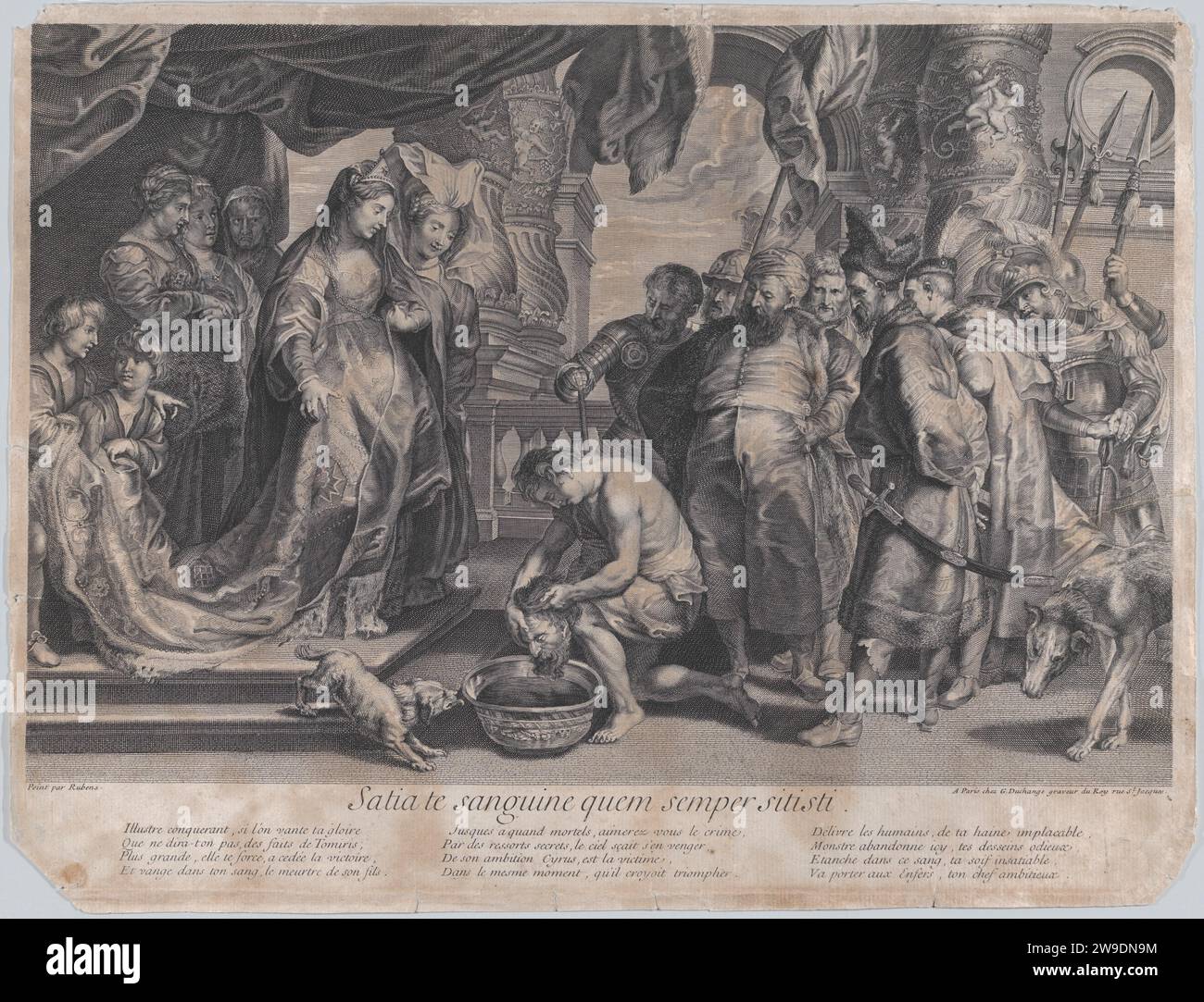 The Head of Cyrus brought to Queen Tomyris 1937 by Gaspard Duchange ...