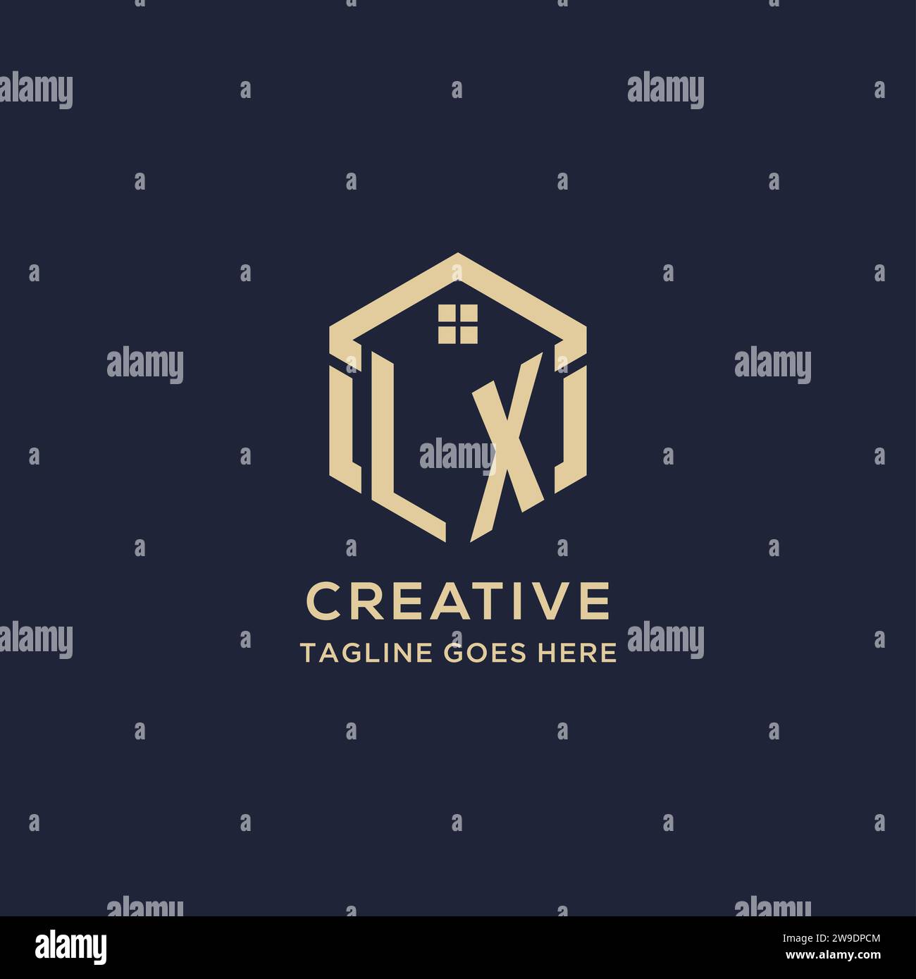 Lx real estate logo hi-res stock photography and images - Alamy
